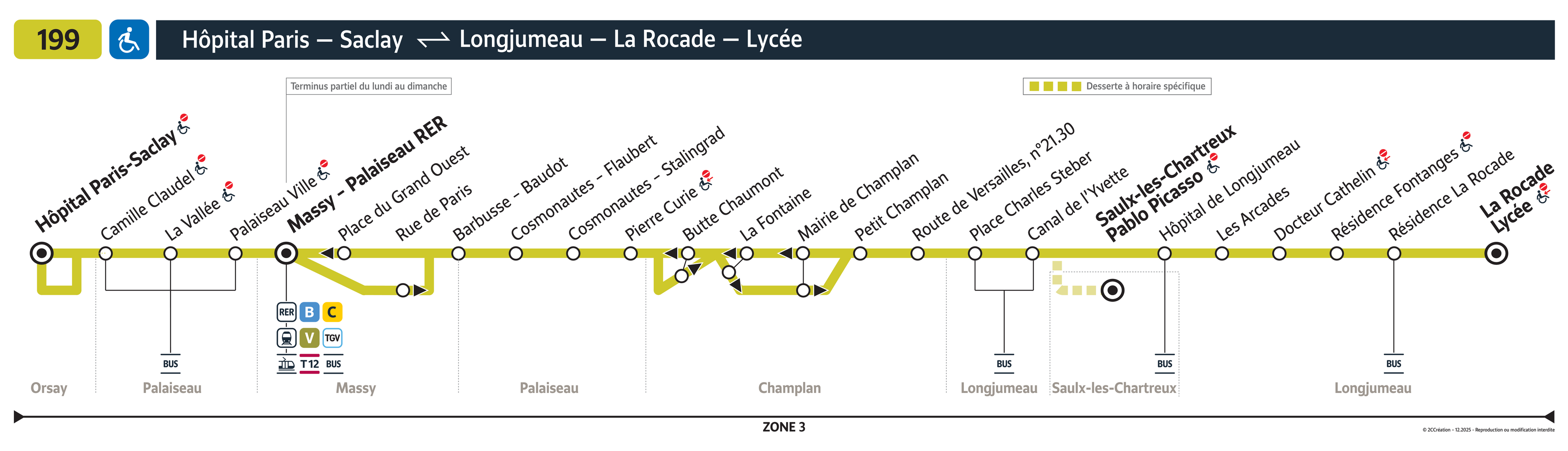 Bus Ligne 199 : plan, arrêts et horaires en temps réel | Bonjour RATP