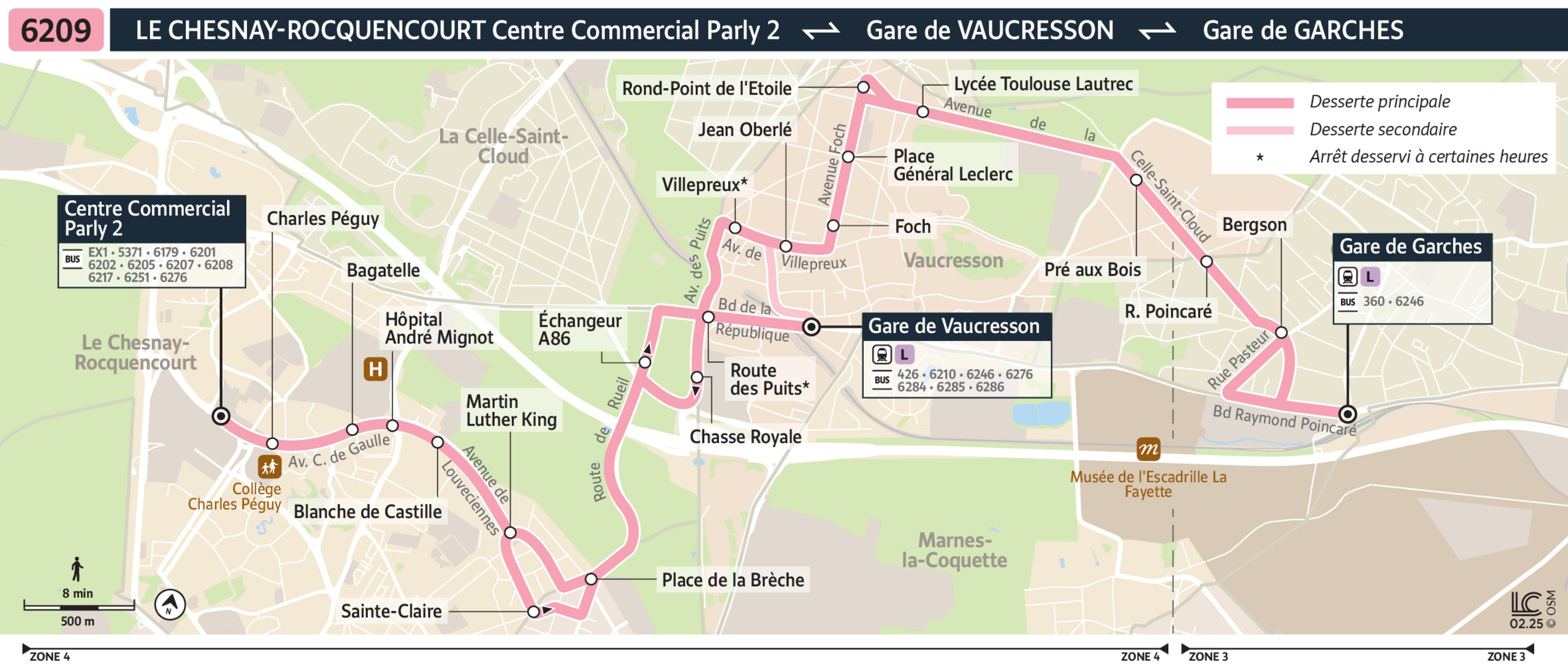 Bus Ligne 6209 : plan, arrêts et horaires en temps réel | Bonjour RATP