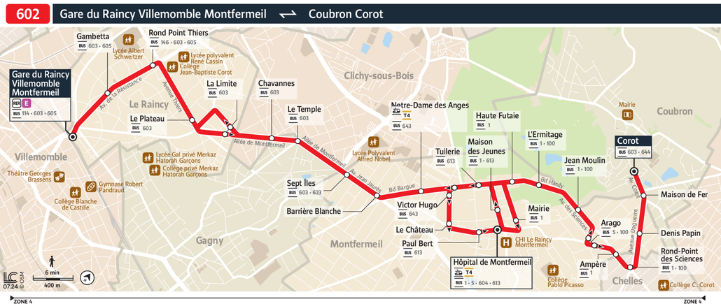 Bus Line : map, stops, and real-time schedules | Bonjour RATP