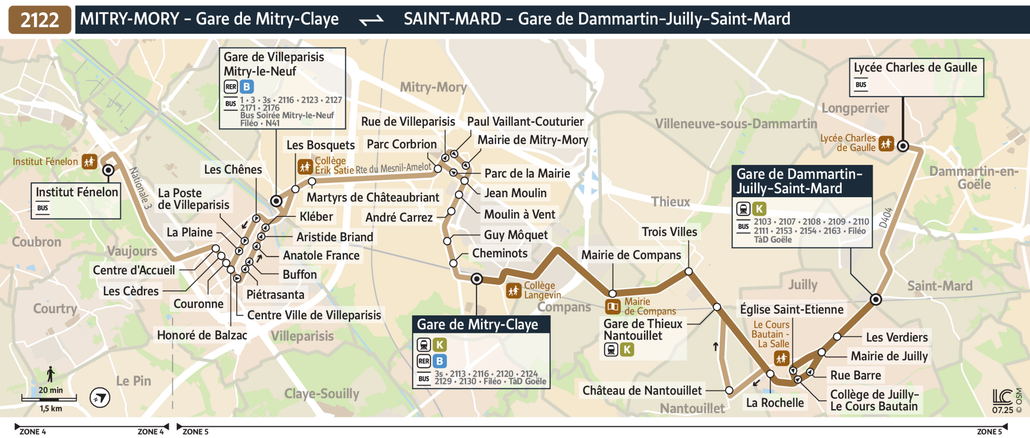 Bus Line : map, stops, and real-time schedules | Bonjour RATP