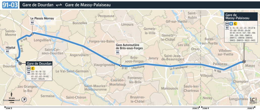 Bus Line : map, stops, and real-time schedules | Bonjour RATP